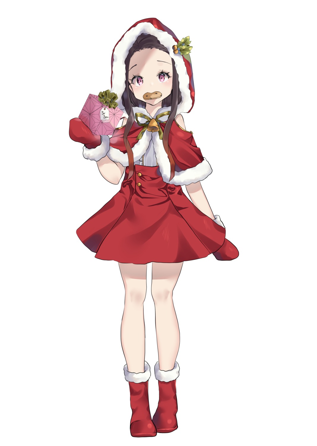 mirei-yume kimetsu no yaiba kamado nezuko christmas | #598031 | yande.re